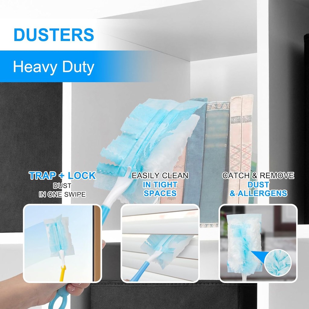 KeFanta Duster Refills for Swiffer Dusters, 180 Heavy Duty Multi ...