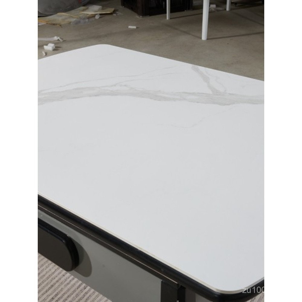 Stone Tabletop Rock Slab Tabletop Mahjong Machine Iridescent Tabletop ...
