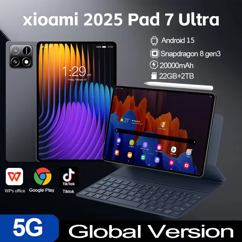 2025 New Original Global Edition Tablet Mi Pad 7S Pro Ultra 20000mAh ...