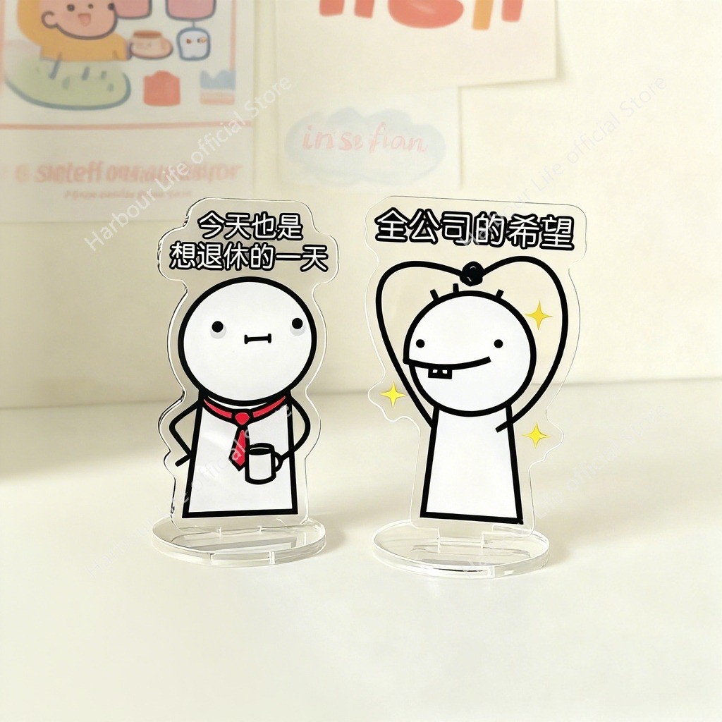 Acrylic Standee Personalized Acrylic Worker Standing Sign Display Funny ...