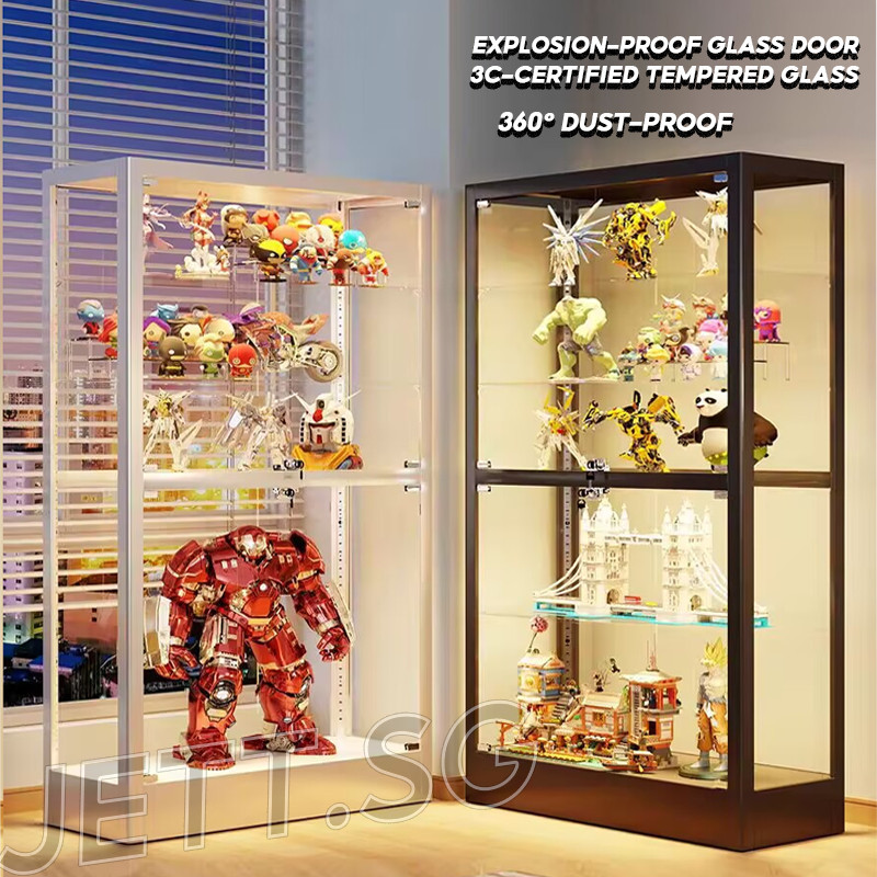 SG Display cabinet Storage cabinet Tempered Glass Cabinet Showcase Hand ...