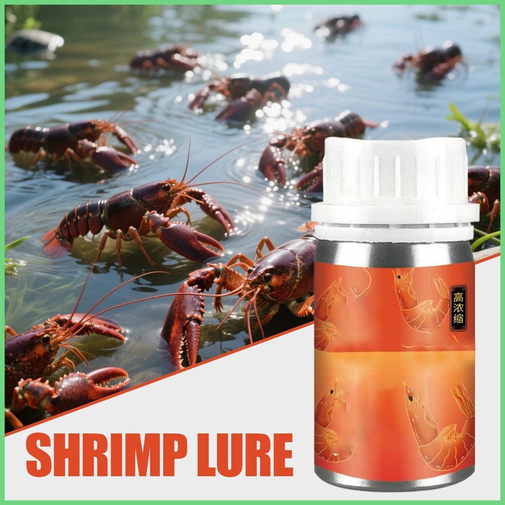 Fish Attractant Attraction Enhancer Leakproof 50ml Portable Shrimp ...