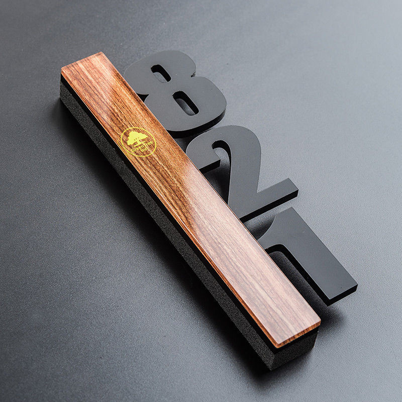 Vertical 3D hollowed out room number, floor number, and house number ...