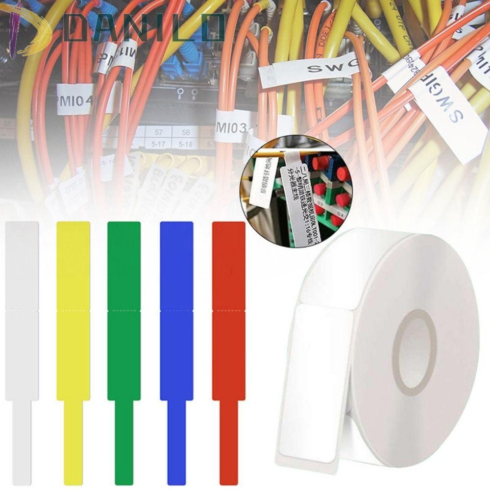 DANILO1 Cable Label Wire Identification Tag, Thermal Paper Sticker ...