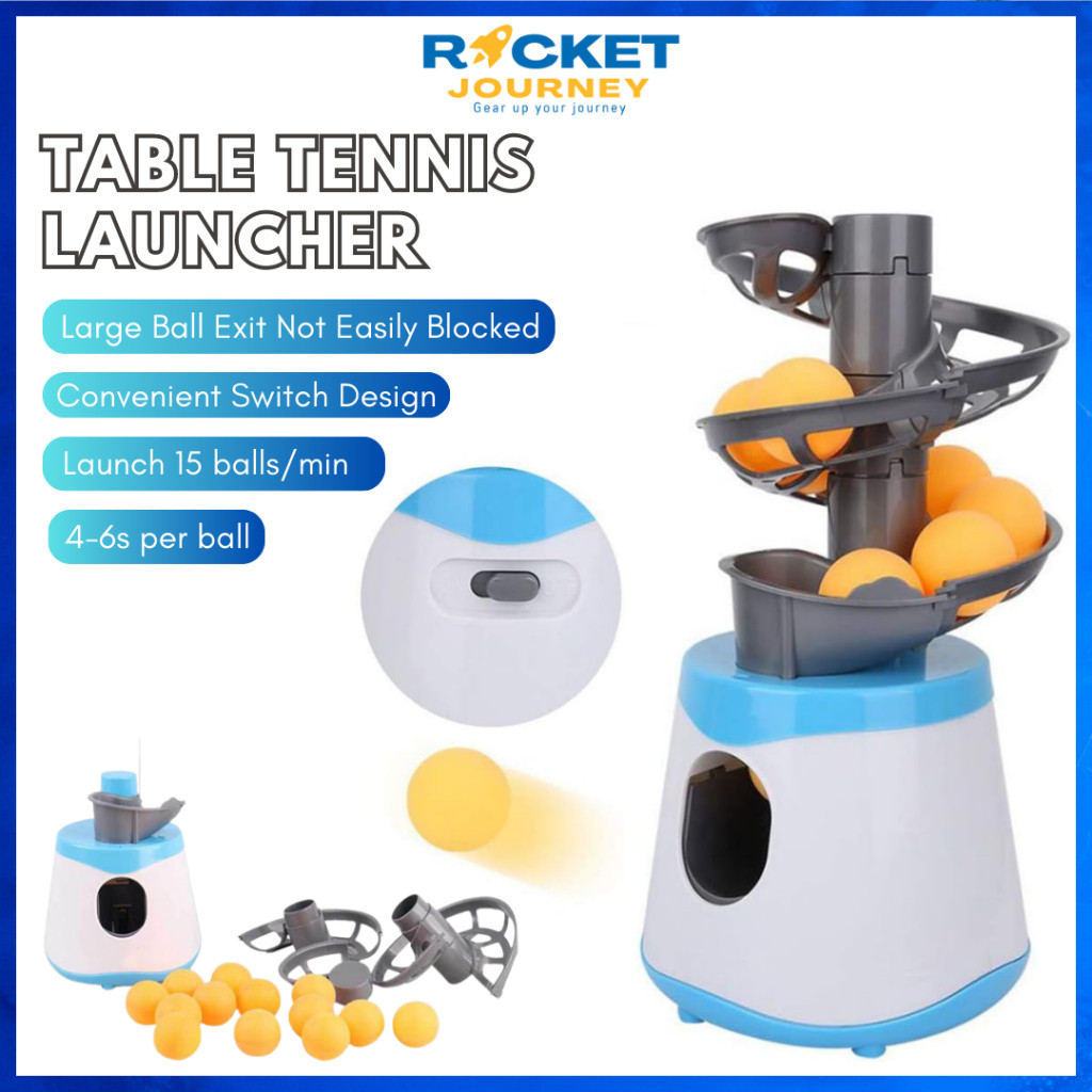 Table Tennis Launcher Ping Pong Ball Machine Table Tennis Robot ...