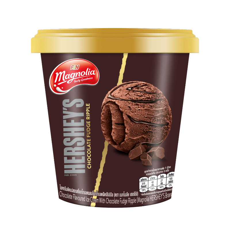 Magnolia Hershey's Chocolate Fudge Ripple 450ml | Shopee Singapore