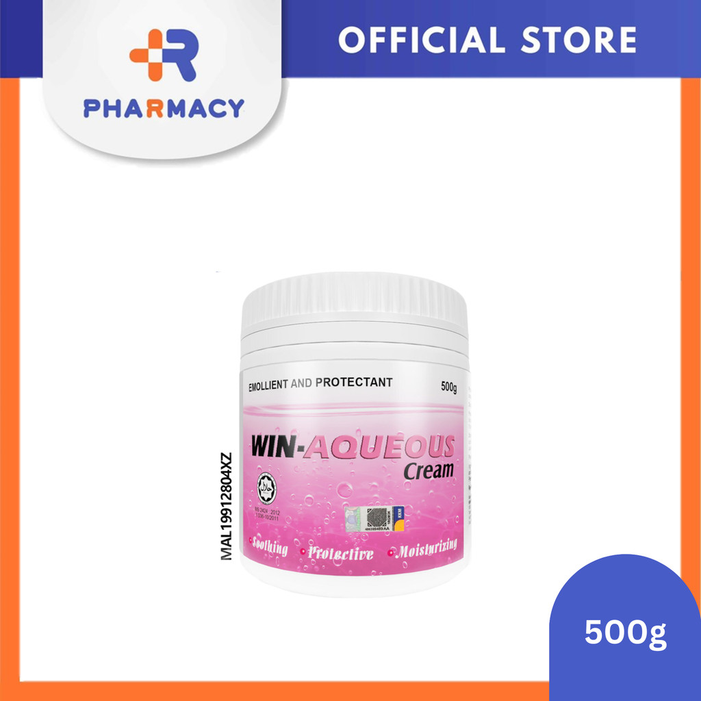 R Pharmacy | Win Aqueous Cream 500G (Soothing Moisturising & Dry Skin ...