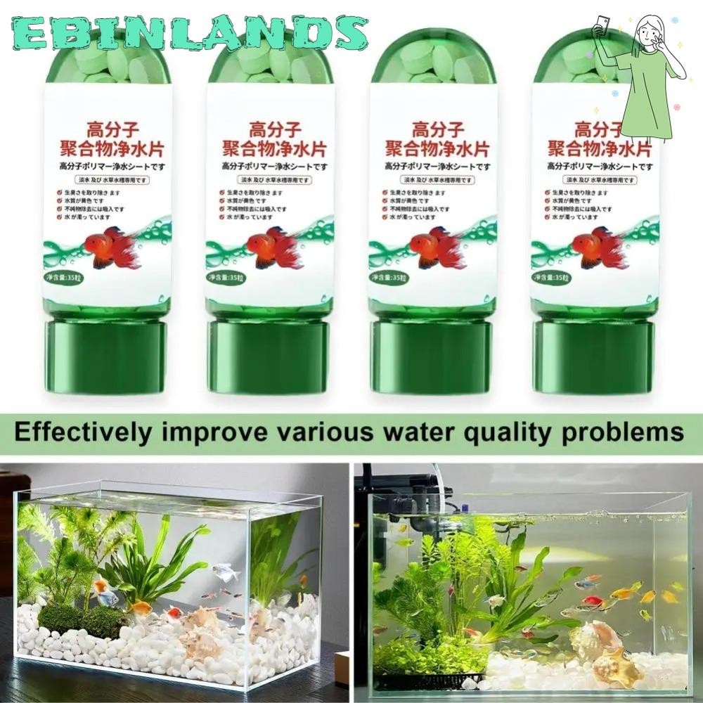EBINLANDS Cleaning Algae Tablets, Odor Remover Effective Water ...