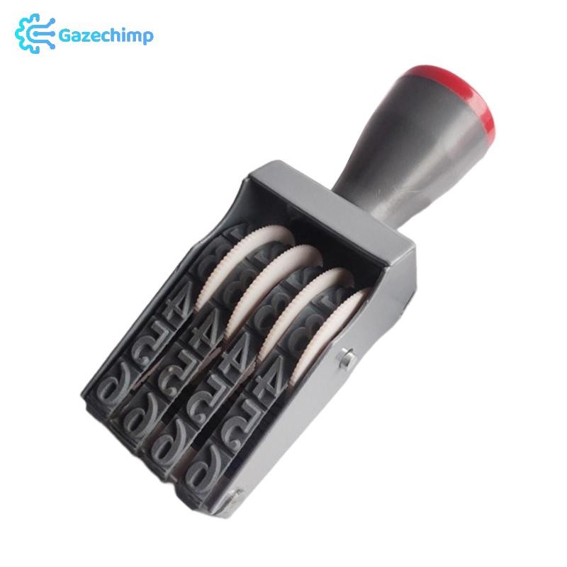 [Gazechimp] Numbering Stamp 4 Strips Digital Rolling Supplies Number ...