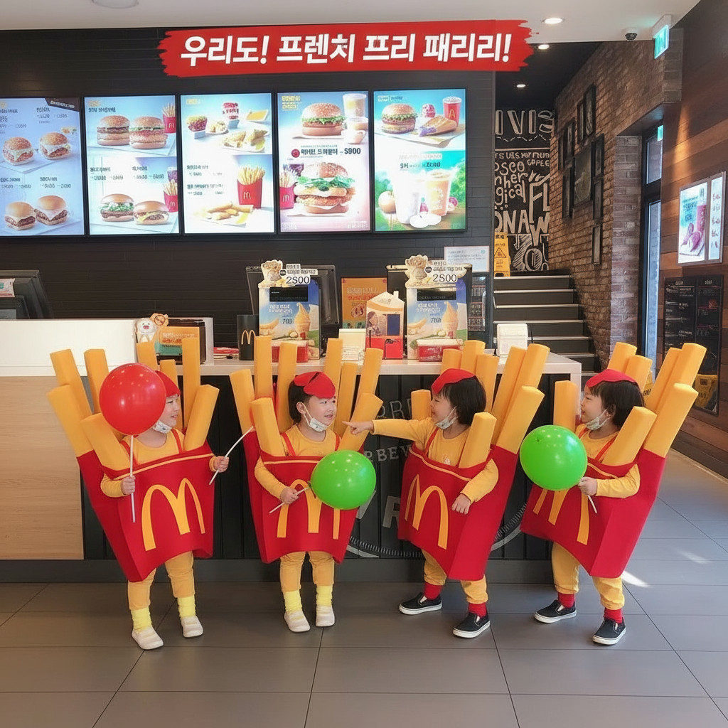 halloween halloween costume kids Halloween Children French Fries ...