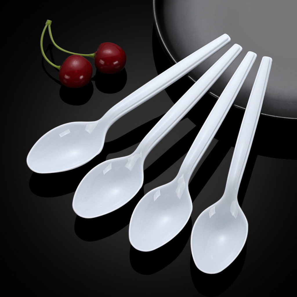🇸🇬 60pcs Disposable Spoon | Home Cutlery Party Buffet BBQ Dinner ...