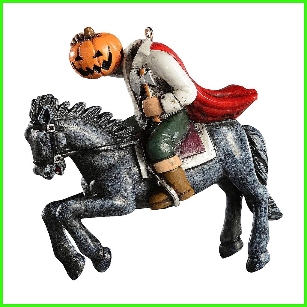 Headless Horseman Statue Scary Prop and Decoration Festive 3D Statue ...