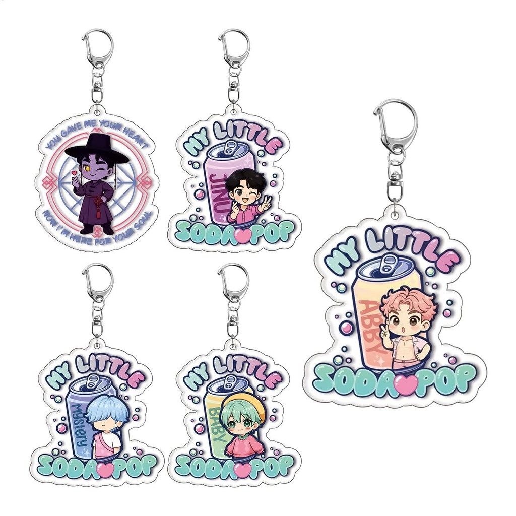 Kpop Huntrix Keychain Saja Boys Jinu Acrylic Keychain 2025 Demon Hunters Jinu Rumi Bag Pendant ...