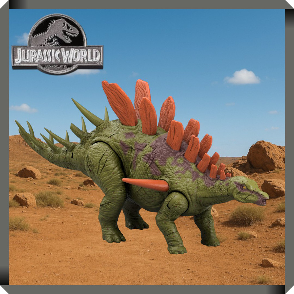Mattel Jurassic World Kentrosaurus Roaring Action Figure JCL65【Direct ...