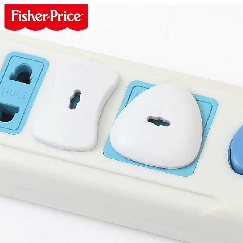 Fisher-Price Anti-Shock Socket Protective Cover Baby Safety Socket Plug ...