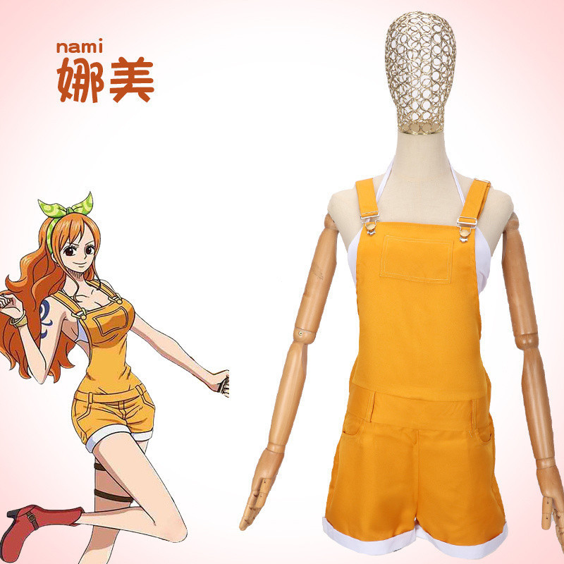 One Piece Nami Cosplay Outfit - Adult Performance Costume Set | Shopee ...