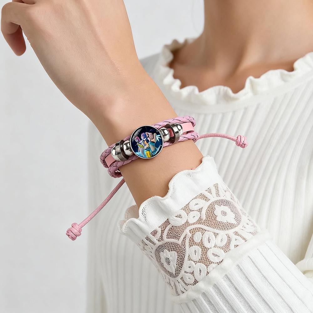 New Pink KPop Demon Hunters Bracelet For Kids Cartoon HUNTR X Derpy ...