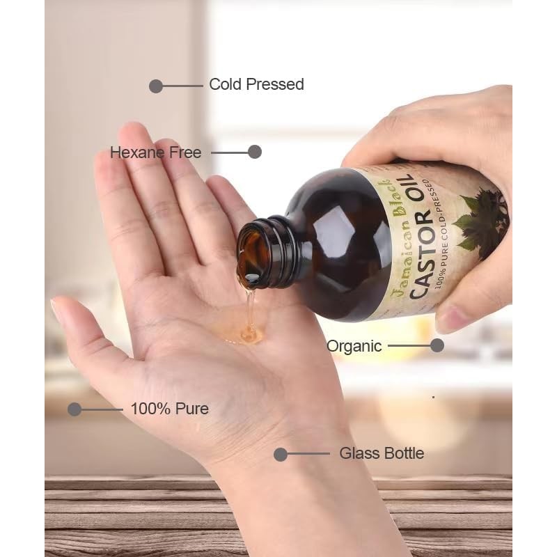 Jamaican Black Castor Oil, Organic Castor Oil Cold Pressed Unrefined ...