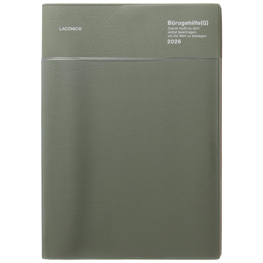 LACONIC 2026 Weekly Pocket Planner A5/B6 - Pink, Olive, Gray, White ...