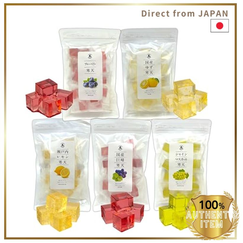 K-Bright Assorted 5 Fruit Konjac Jelly Snacks Domestic Grape Shine ...