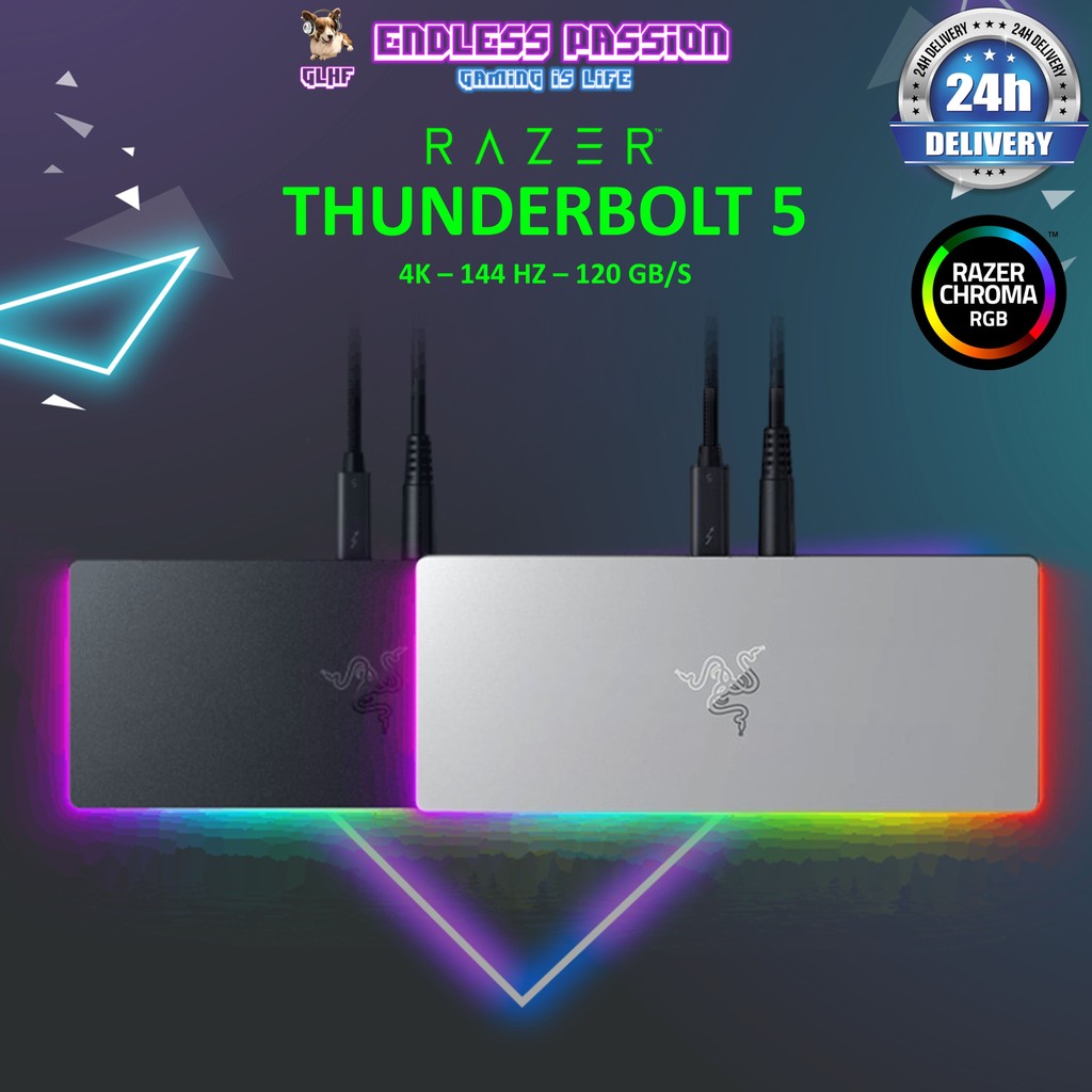 Razer Thunderbolt™ 5 Dock USB HUB – Chroma (RGB) - High-Speed Data ...