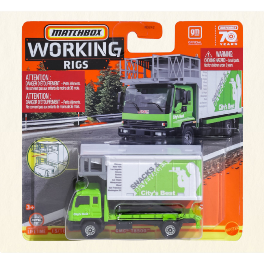 MATCHBOX Working Rigs [ORIGINAL] MATTEL N3242 Matchbox Die-cast Truck ...