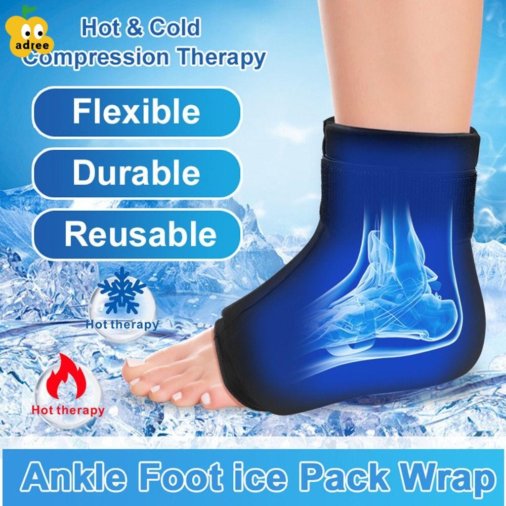ADREE Foot Ice Pack Wrap, Ankle Pain Relief Arthritis Hot Cold Therapy ...