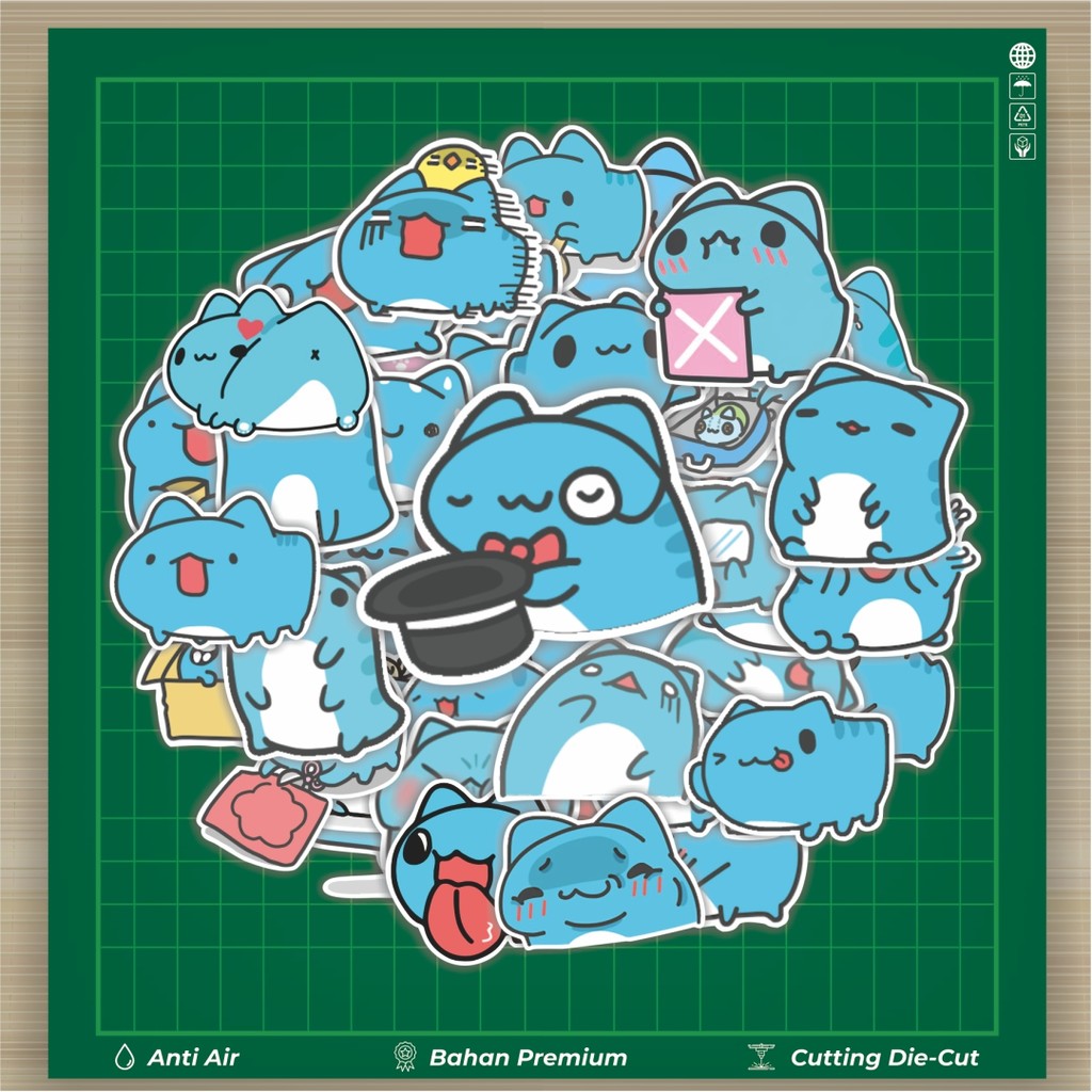 HOT 50 PCS STICKERS Bugcat Capoo Cartoon Series Stickers Fashion Cars ...