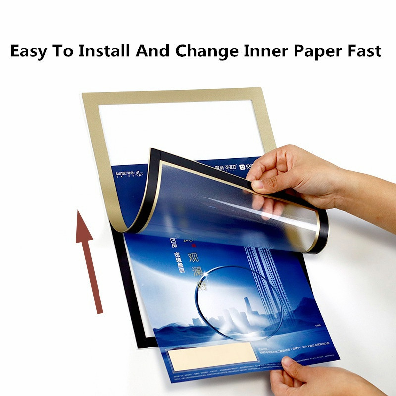 Magnetic Wall-Mounted Display Sticker | A3/A4/A5 Size | Transparent ...