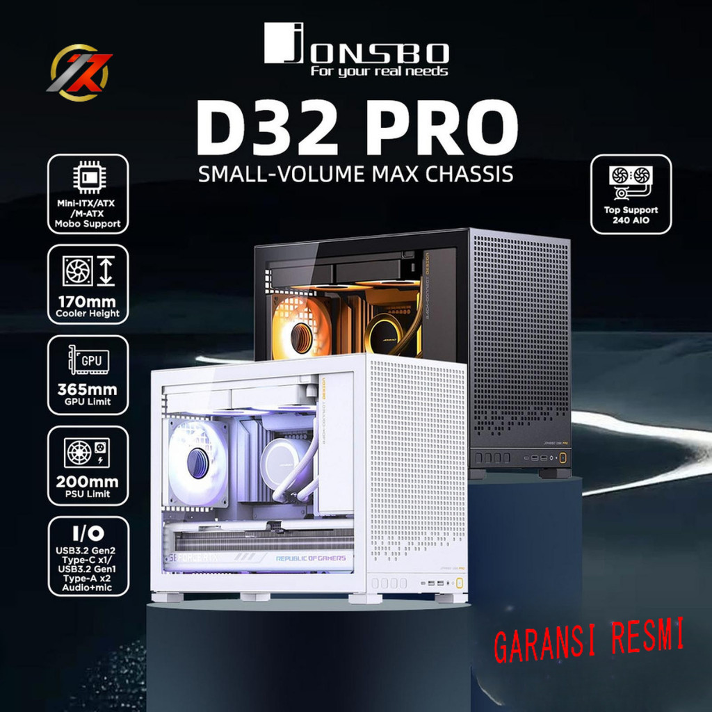 JONSBO D32 PRO M-ATX Sff PC Case | Jonsbo D 32 Compact Case | Shopee ...