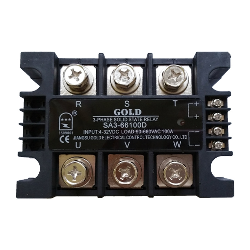 Good GOLD Three-Phase Solid State Relay Direct Control AC SA366100D ...