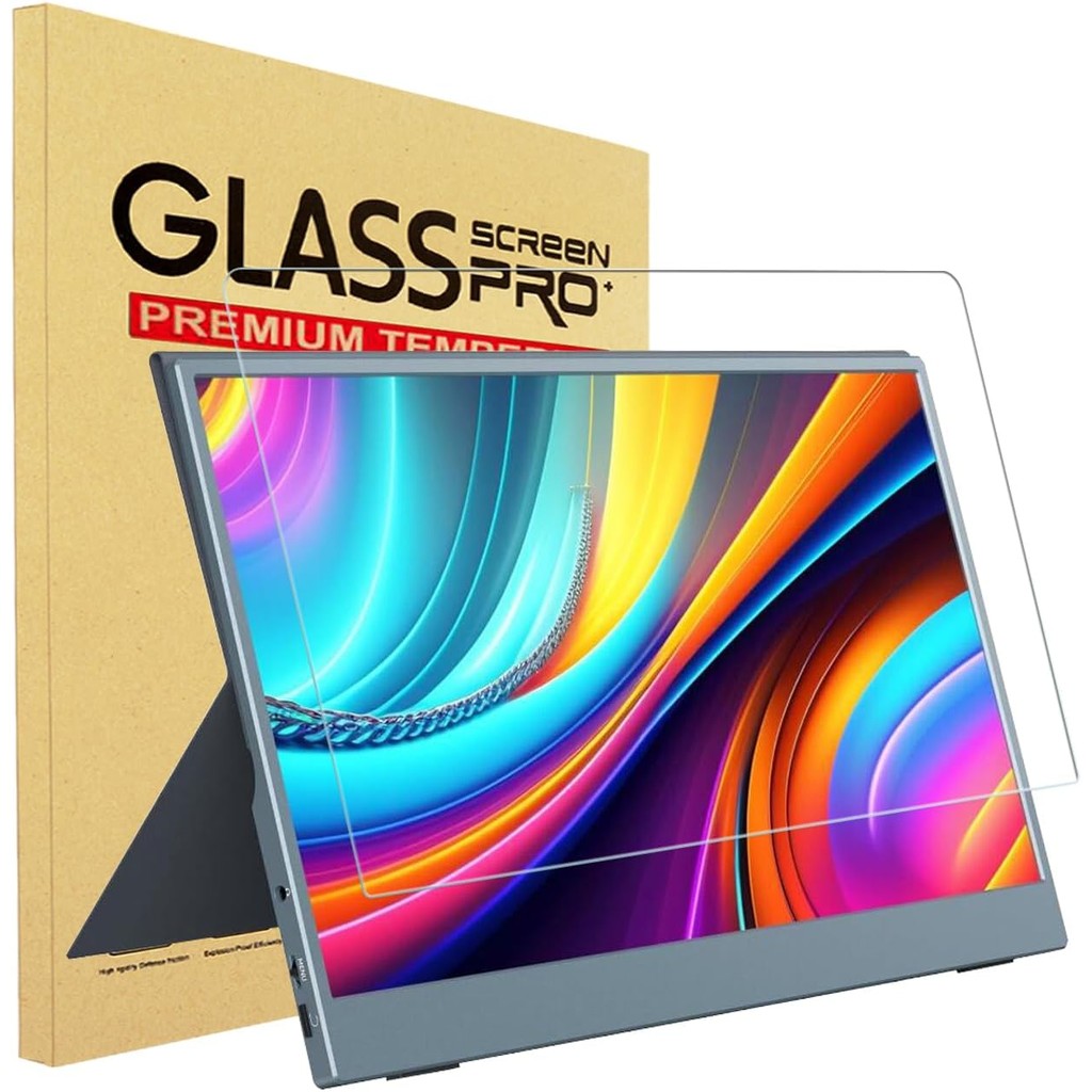 YINOVEEN 15.6 Inch Portable Tempered Glass Screen Protector for 15.6 ...