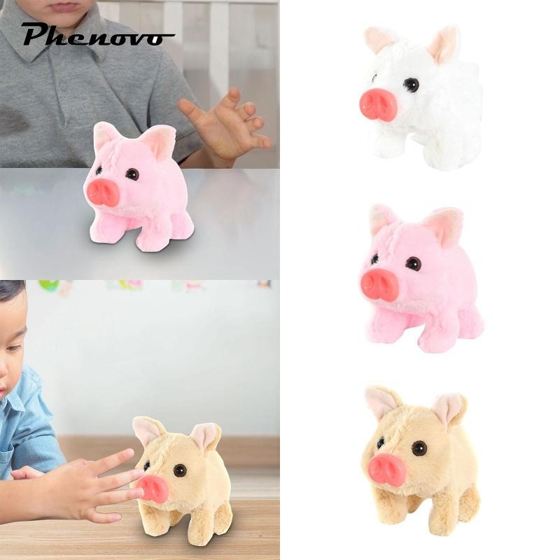 [Phenovo] Electric Plush Pig Toy, Interactive Piglet Pet, Soft ...