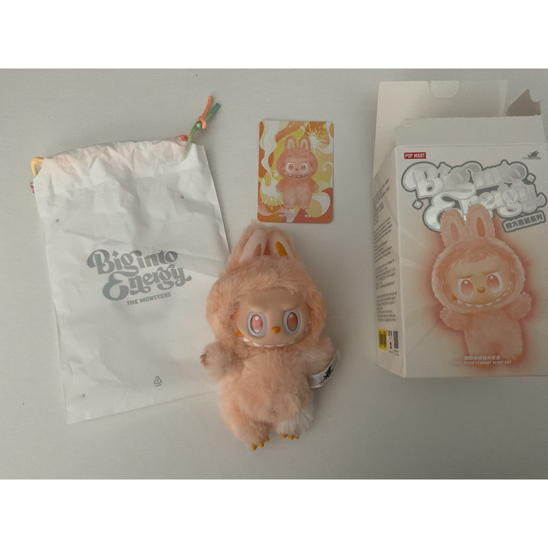 Labubu Happiness Big Into Energy BIE 100% Authentic Pop Mart Opened Box ...