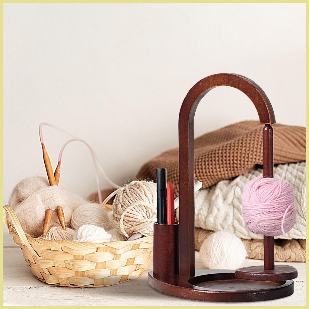 Crochet Yarn Holder Magnetic Yarn Holder Spinner Rotating Yarn Holder ...