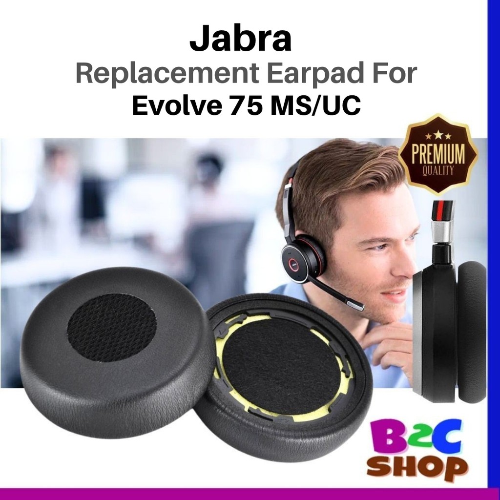 Jabra Evolve 75 / 75 UC / 75 HSC040W Headset Compatible Replacement ...