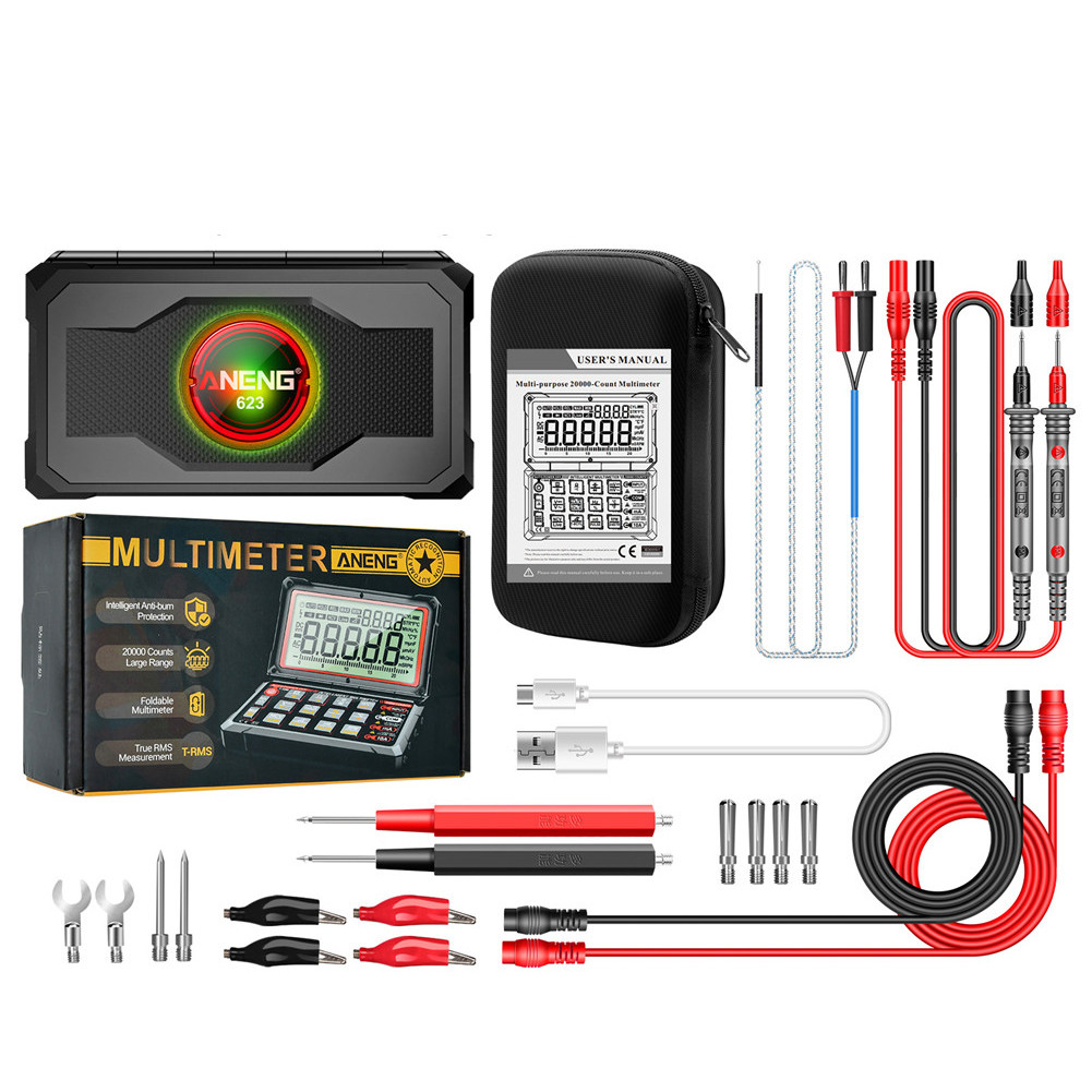 Digital Auto Repair Multimeter 20000 Counts Diode Capacitance Buzzer ...