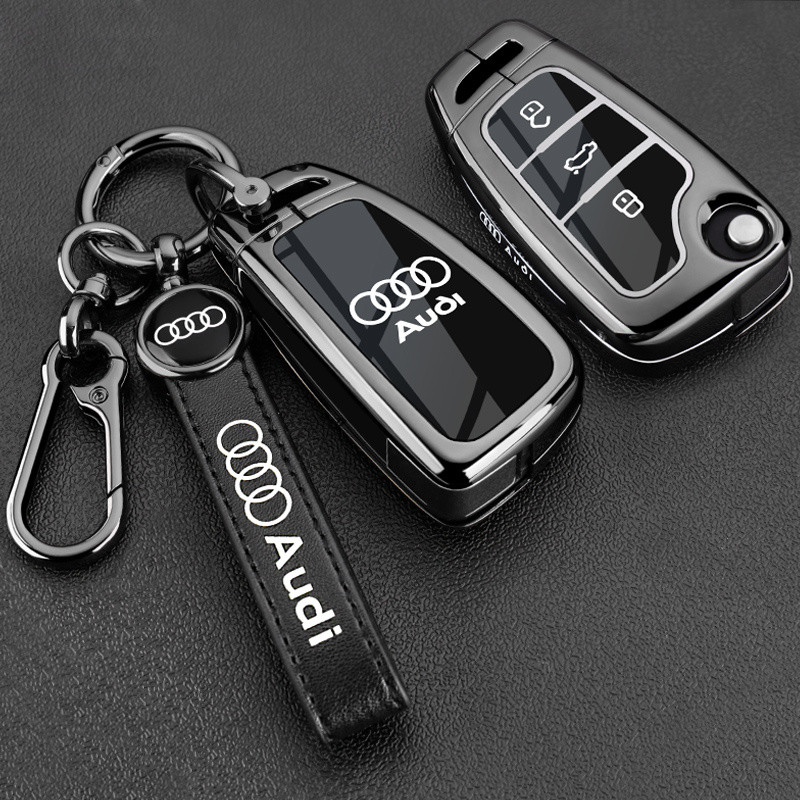 Applicable 2024Style Audi q3 Key cover Audi Q2L Audi A3L Folding Q7 Car ...