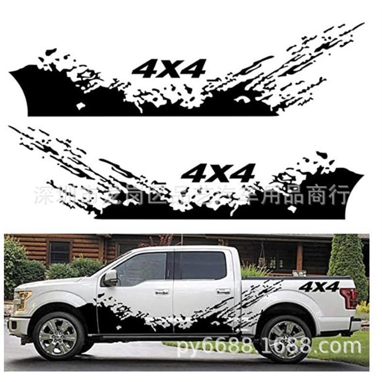 X-254Universal Pickup Truck Personalized Car Sticker SUV Off-road ...