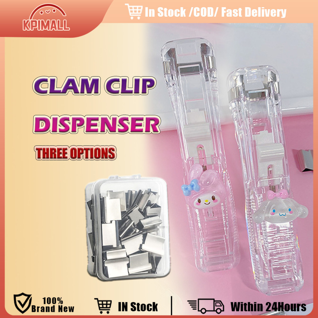 Push Clamp Stapler Clip Pusher Portable Traceless Durable Tool For ...