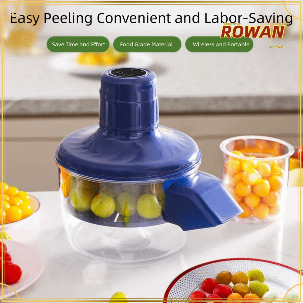 ROWANSG Skin Remover for Berries Fruits, Automatic Effortless Peeling ...