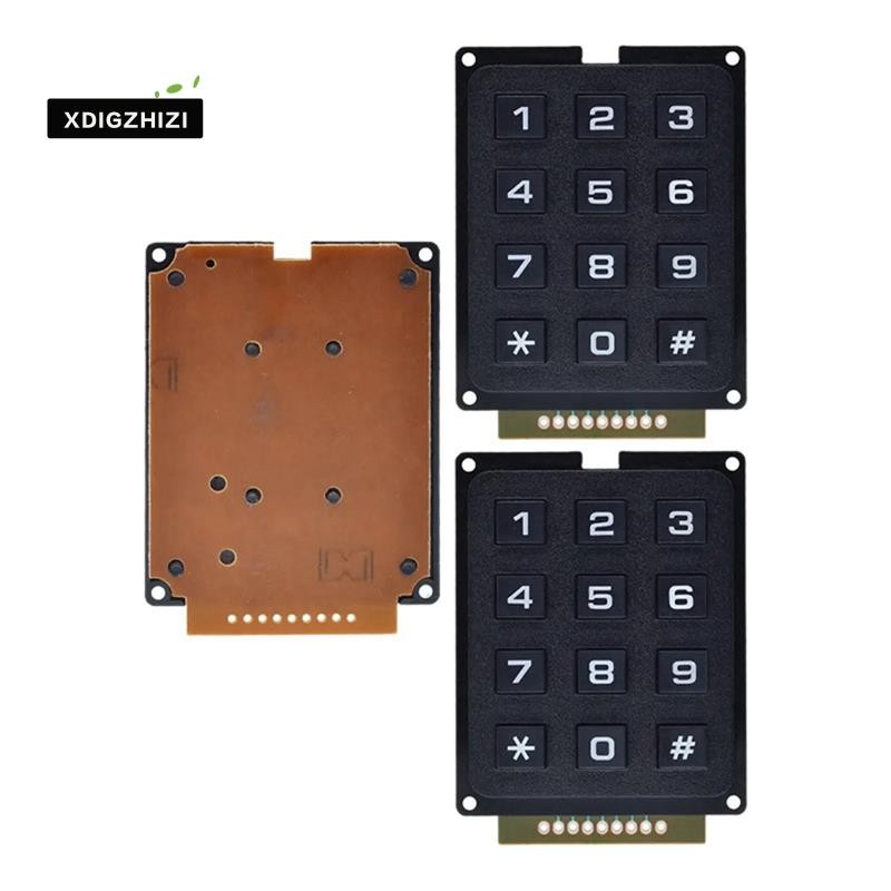 3 Pcs Keyboard Modules 12 Key 4x3 Matrixes Array Keyboard Lndustrial ...