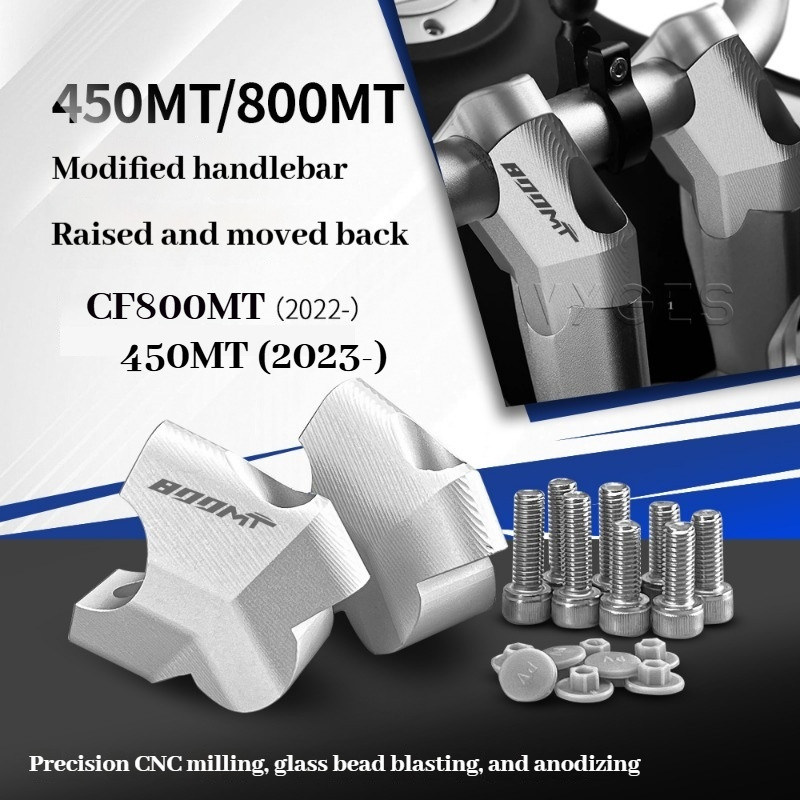CFMOTO 800MT 700MT 450MT 800MT-X modified handlebars with raised ...