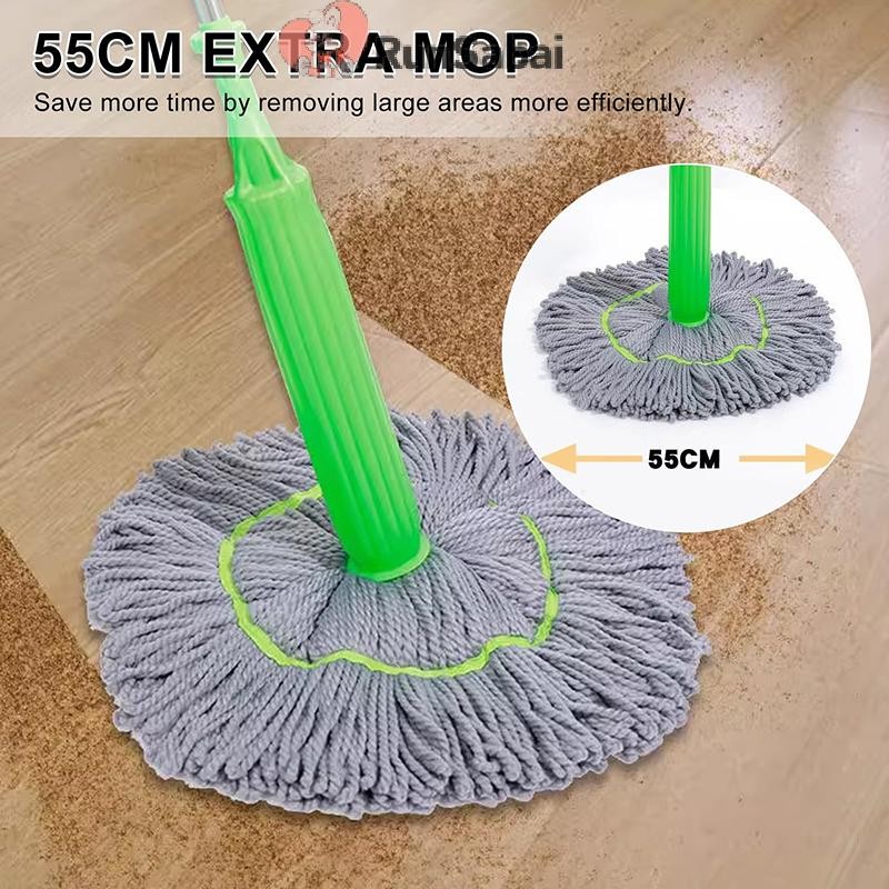 RunSabai Floor Washing Mop Squeeze Household Cleaning Floor Wash Wet ...