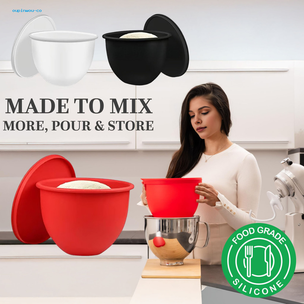 oupinwou Mixer Bowl Storage Solution 5 Qt Mixers Mixer Attachments ...