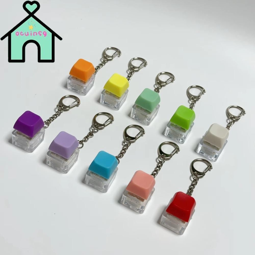 OTUINSG Fidget Keychain, Keycap DIY Keyboard Finger Keyboard Caps ...