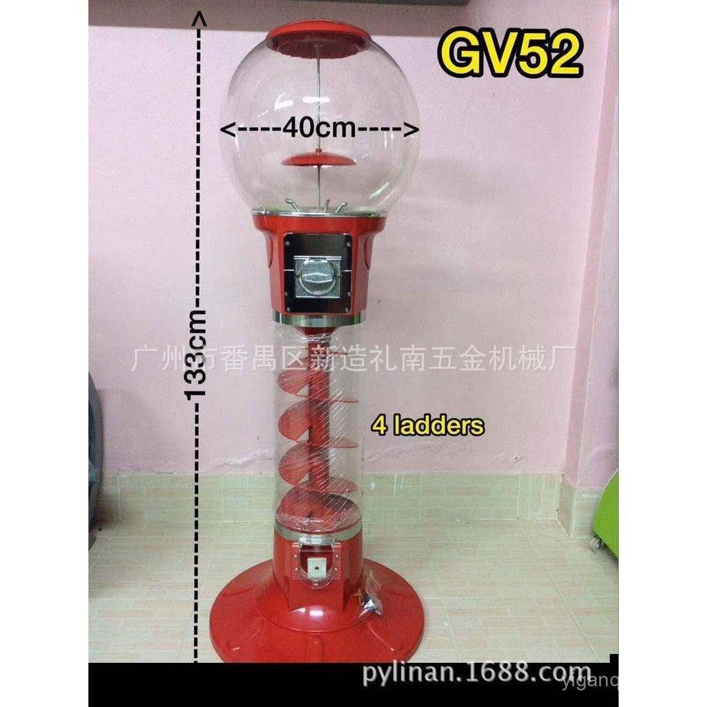 130CM Automatic Gashapon Machine Spiral Gashapon Machine Elastic Ball ...