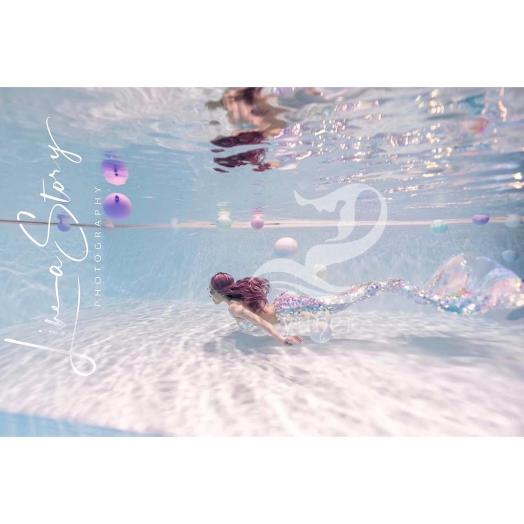 Yuner yuner yuner Mermaid Tail Swimsuit Ocean Pavilion Shooting ...