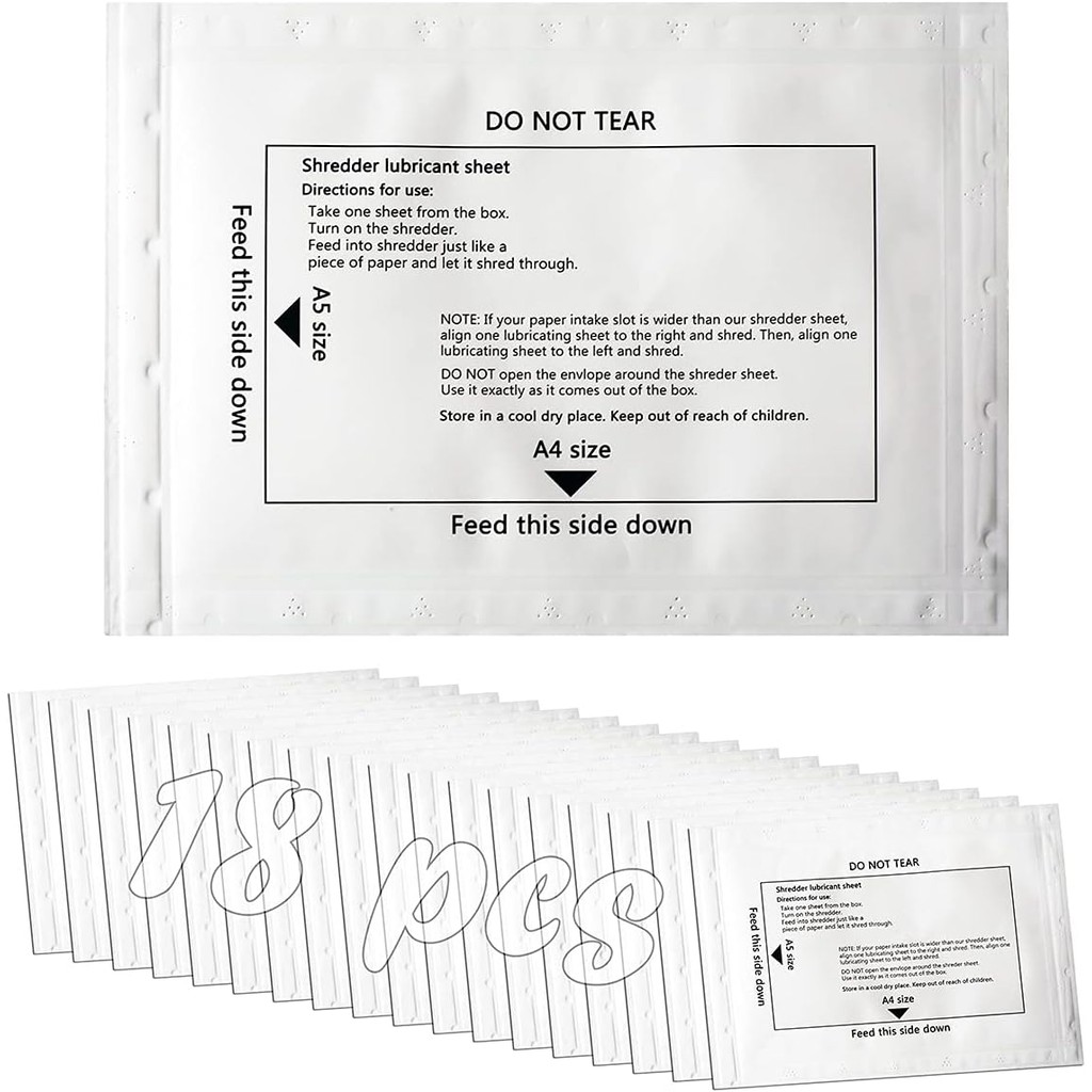 Paper Shredder Lubricant Lubricating Sheets, Paper Shredder Oil ...