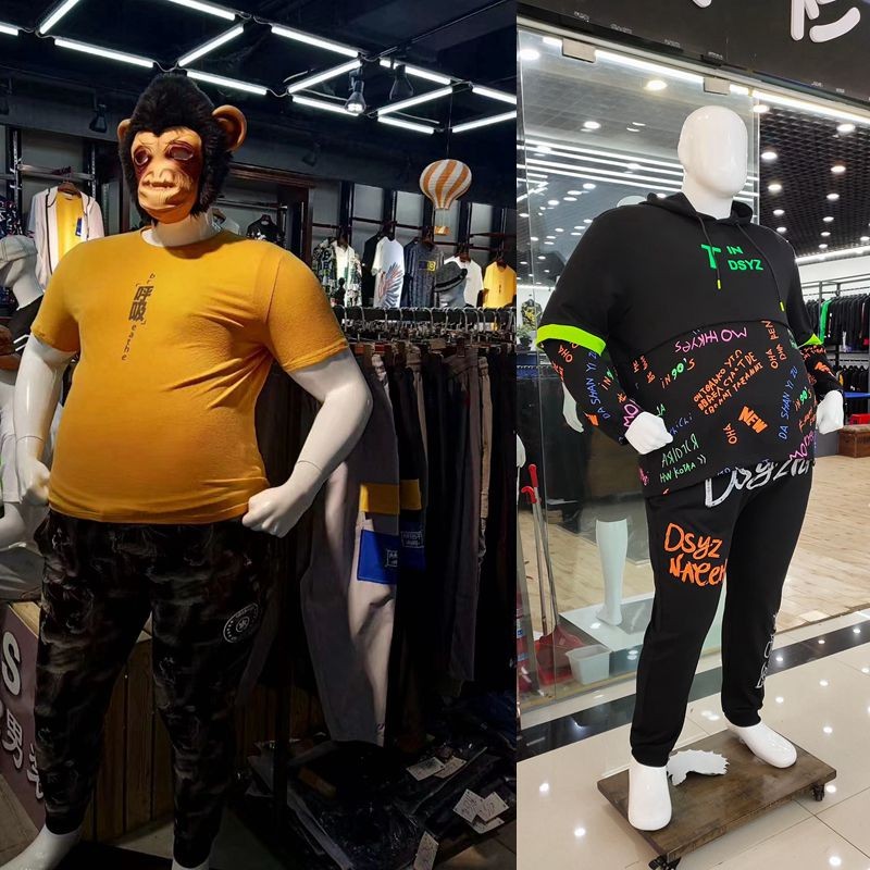 Plus Size Men's Clothing Model Props Extra Large Fat Man Model Plus ...